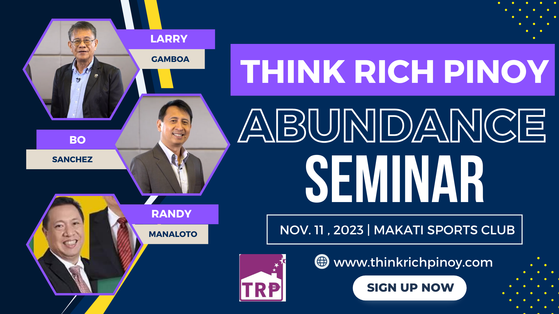 Think Rich, Pinoy – Think Rich, Pinoy!